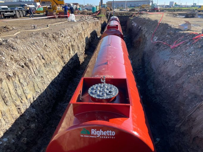 Single chamber underground tanks - Righetto Serbatoi