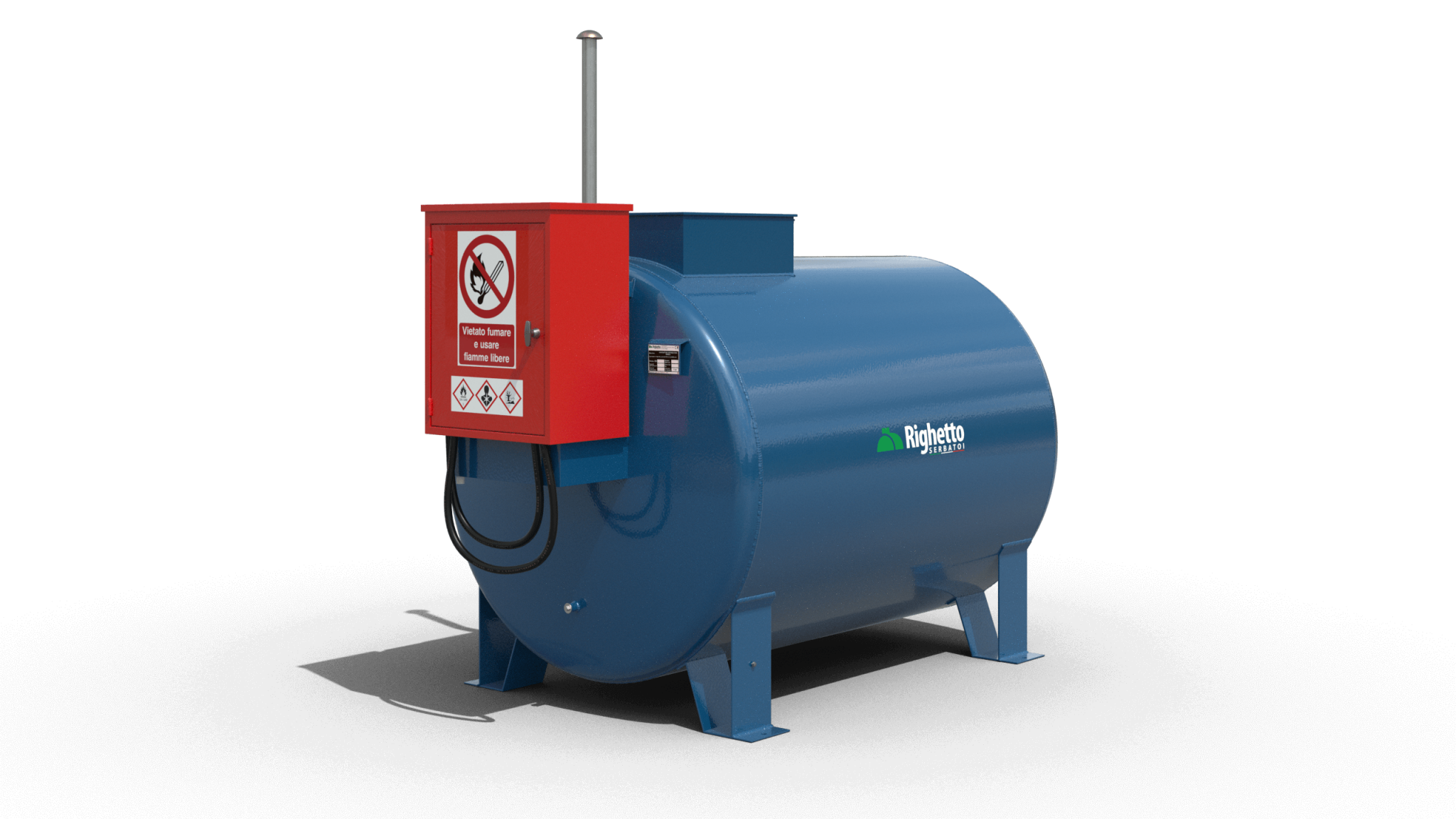 Above ground double chamber tank - Righetto Serbatoi