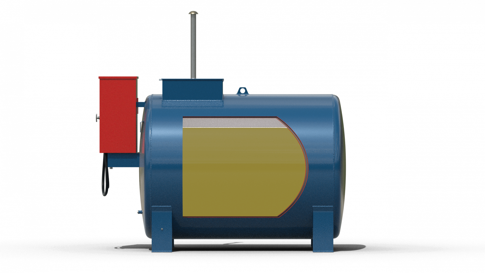 Above ground double chamber tank - Righetto Serbatoi