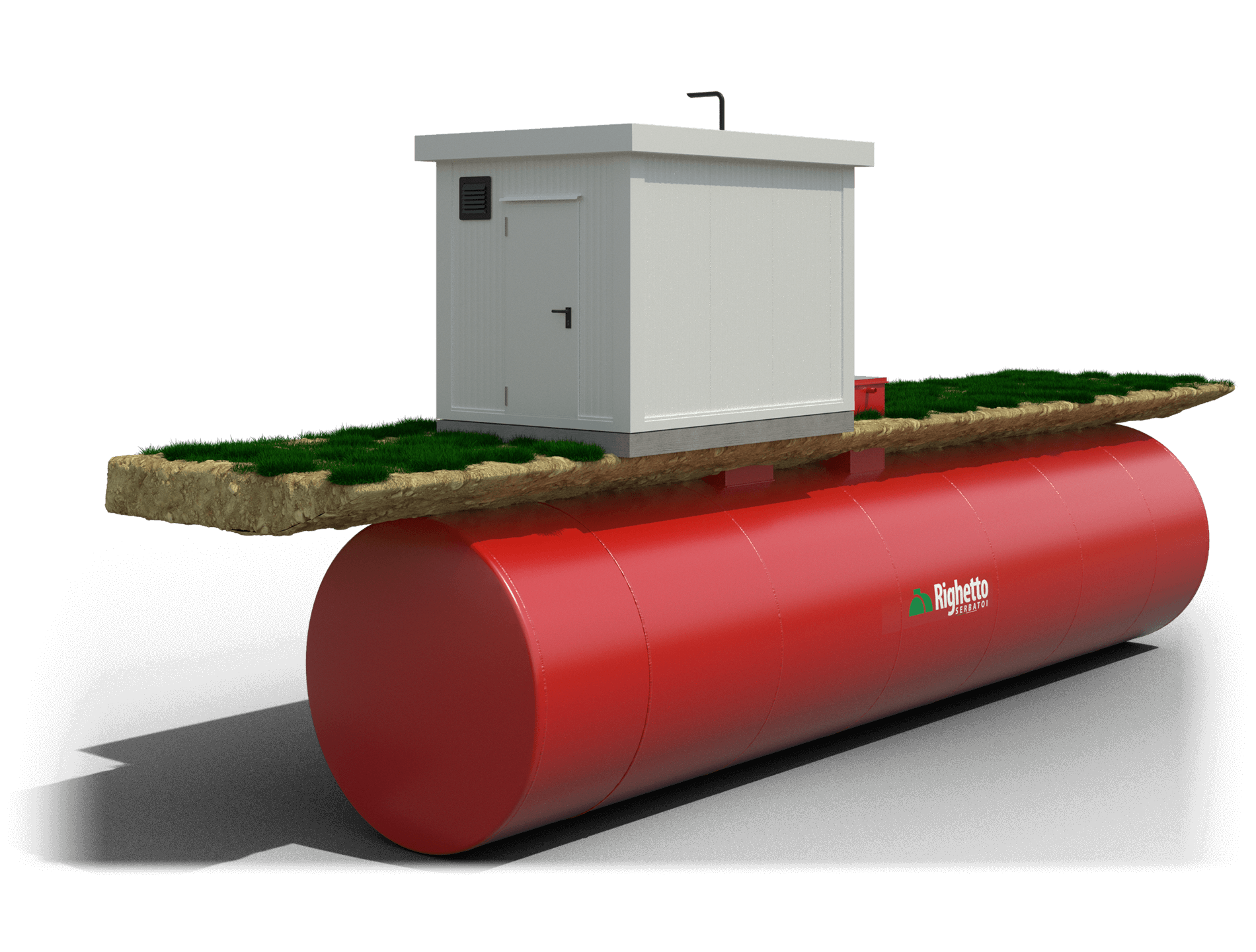 BTS Vertical or Overhead fire prevention system - Righetto Serbatoi