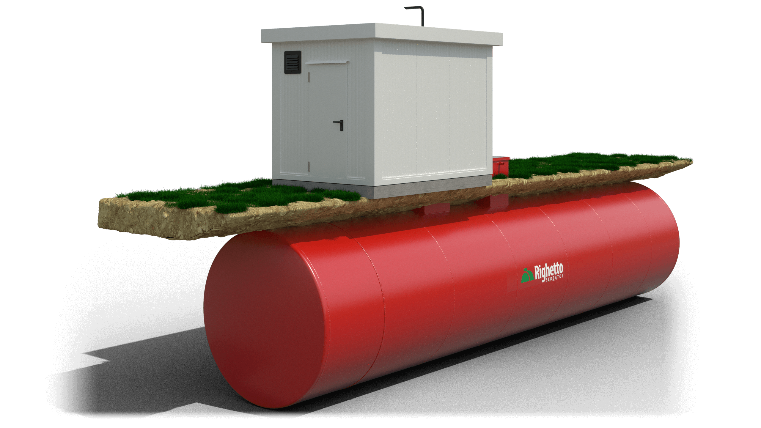 BTS Vertical or Overhead fire prevention system - Righetto Serbatoi