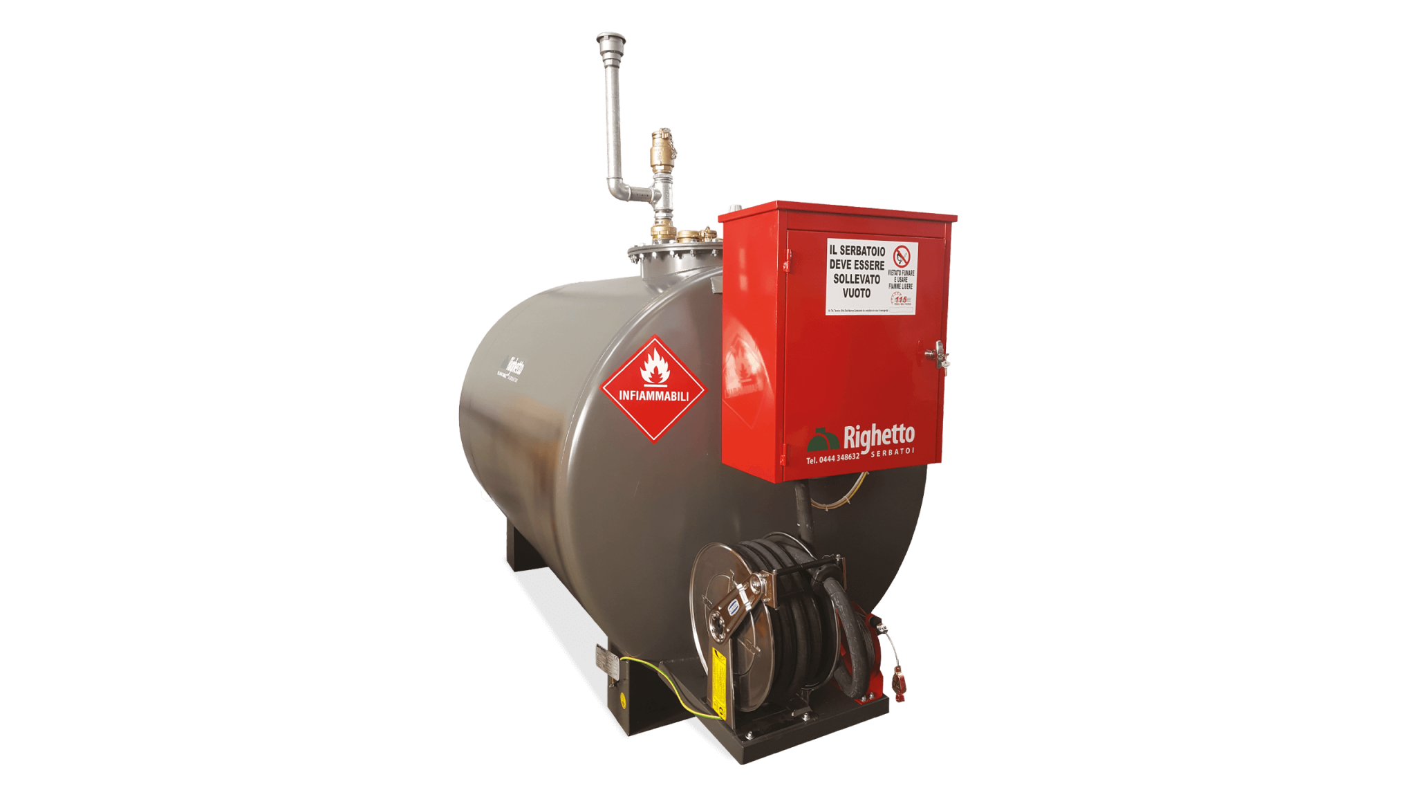 Avio double chamber storage tank - Righetto Serbatoi